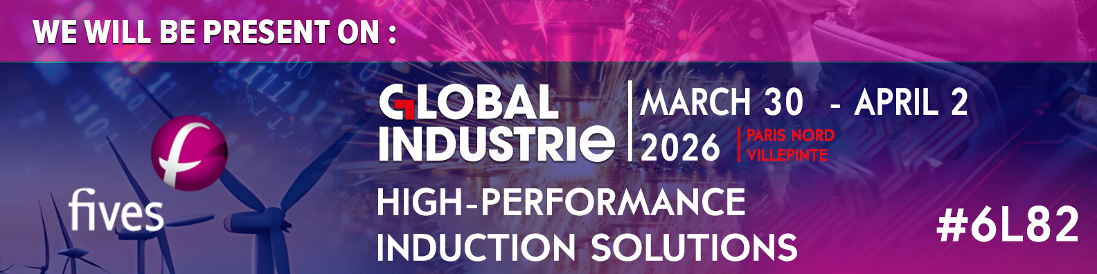 Complete induction heating system at Global Industrie