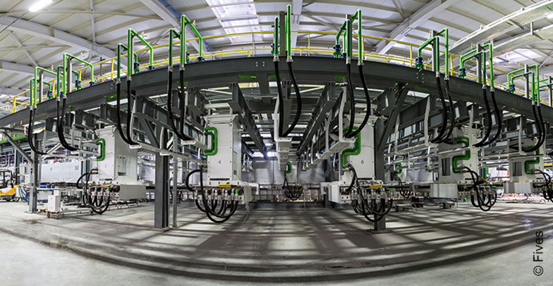 Float glass lines with key process equipment