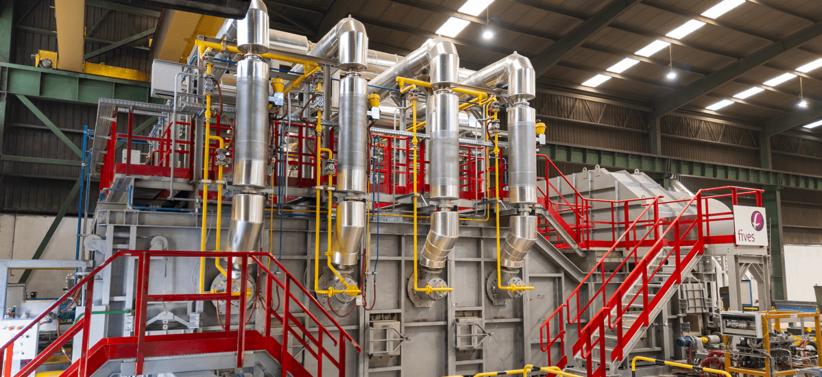 High-efficiency reheating furnace at Rugui Squares & Special Profiles