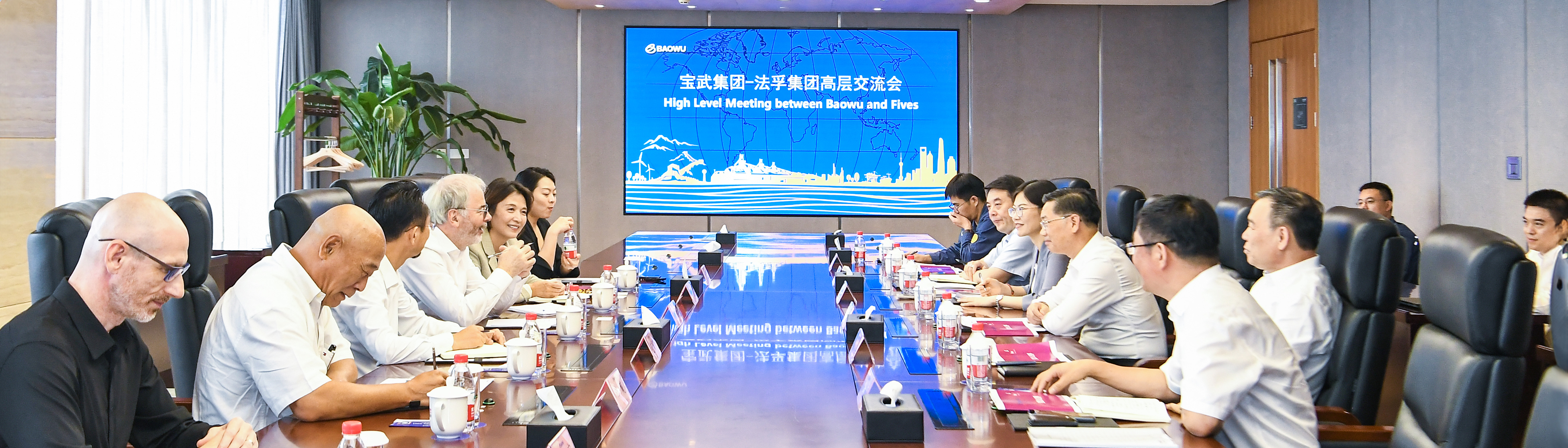 Baowu and Fives Group strengthen their long-term cooperation